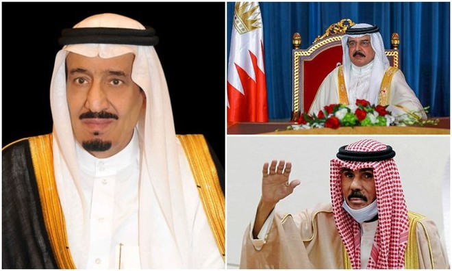 شاہ سلمان کے امیر کویت اور بحرین کے فرمانروا سے ٹیلیفونک رابطے، لبنان سے متعلق موقف پر شکریہ